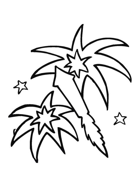Fireworks Coloring Pages Coloringlib