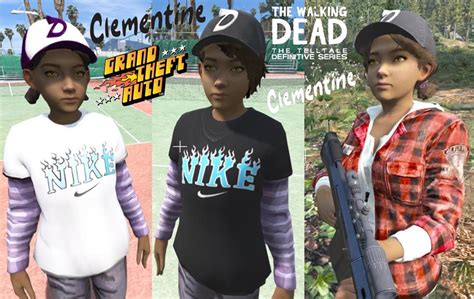 Clementine The Walking Dead Add On Ped Gta5 Clementine The Walking Dead Add On Ped Gta5