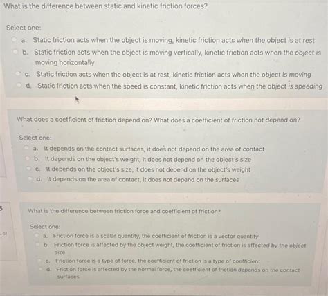 Solved What Is The Difference Between Static And Kinetic Chegg