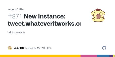 New Instance · Issue 871 · Zedeusnitter