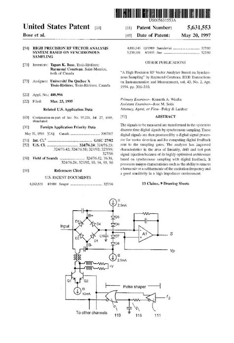 pdf high precision rf vector analysis system based on synchronous