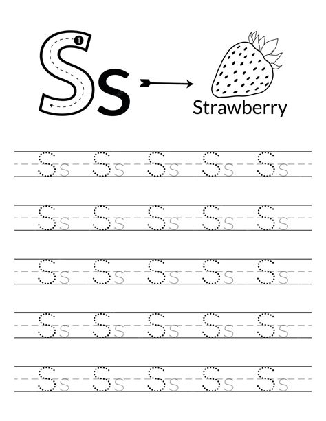 추적 연습 워크시트 학습 알파벳 활동 어린이 알파벳 글자를 추적하는 법을 배웁니다 프리미엄 벡터