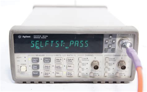 Hp Agilent 53131a 225 Mhz Universal Frequency Counter With 12 4ghz