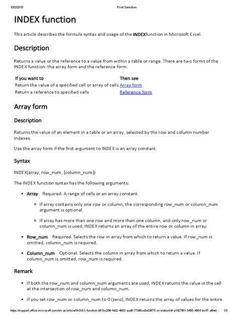 index function description pdf array data structure database index