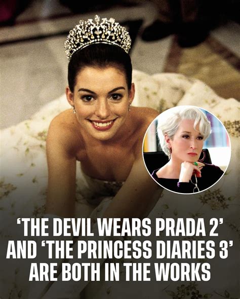 Anne Hathaway Will Reprise Her Roles In Both ‘the Devil Wears Prada 2