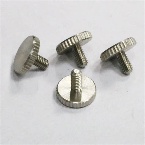 Stainless Steel High Precision M6 M8 Hand Tighten Metal Flat Head