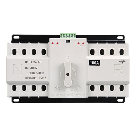 Double Power Transfer Switch 2p4p Three Phase Automatic Diverter