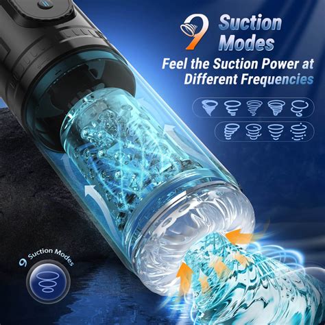 Hurricane 2 Suction Telescopic And Rotating Male Sex Toy Sohimi