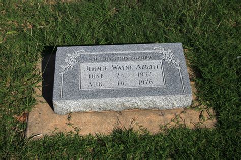 Jimmie Wayne Abbott 1937 1976 Find A Grave Memorial