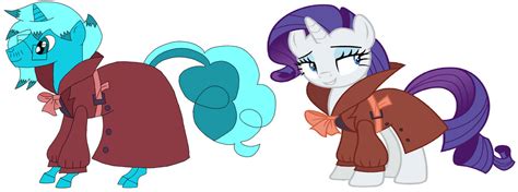Me And Rarity Dressed As Shadow Spade Fedoras Off By Hubfanlover678 On Deviantart