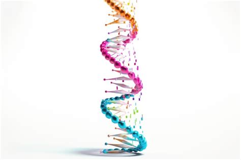 Premium Photo Dna Genome Structure Isolated On White Background