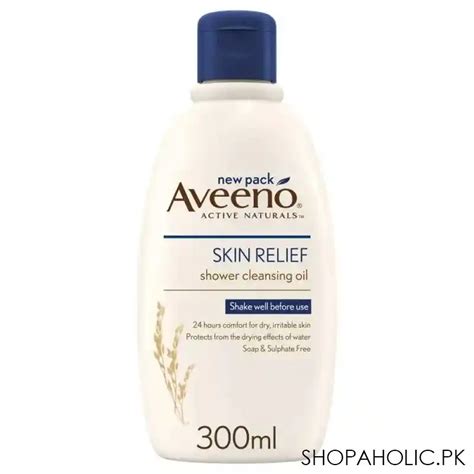 Buy Aveeno Skin Relief Lightly Scented Shower Cleansing Oil Shopaholic Pk