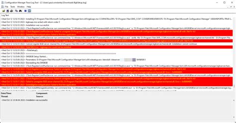 Site Component Manager Failed To Reinstall This Component On This Site
