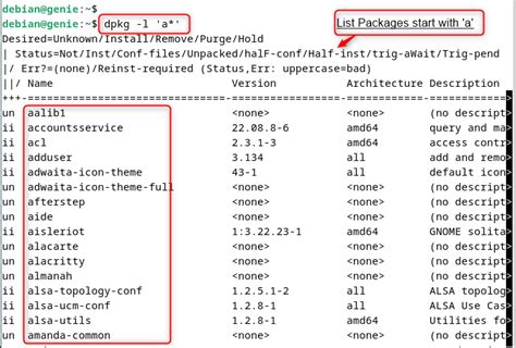 How To List Installed Packages On Debian 12 Linux Genie