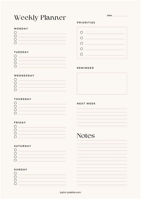 Weekly Planner 1143 In 2025 Weekly Planner Design Free Weekly