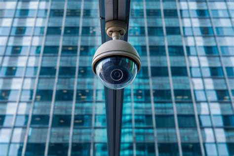 Premium Photo Digital Surveillance With Cctv Camera Enhances Office