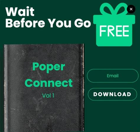Free Download Reminder Popup Template For Exiting Visitors Poper
