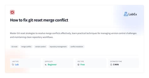 How To Fix Git Reset Merge Conflict Labex