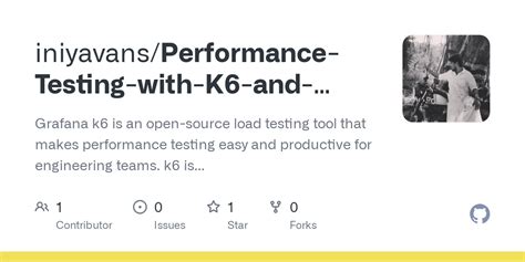 Github Iniyavans Performance Testing With K6 And Postman Grafana K6 Is An Open Source Load