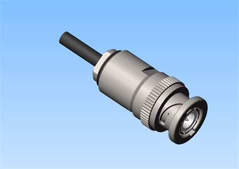 Bnc连接器 Step 模型图纸下载 懒石网