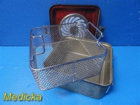 Used Aesculap Jk 341 Sterilization Container W Lid Basket And Retention Plate For Sale Dotmed
