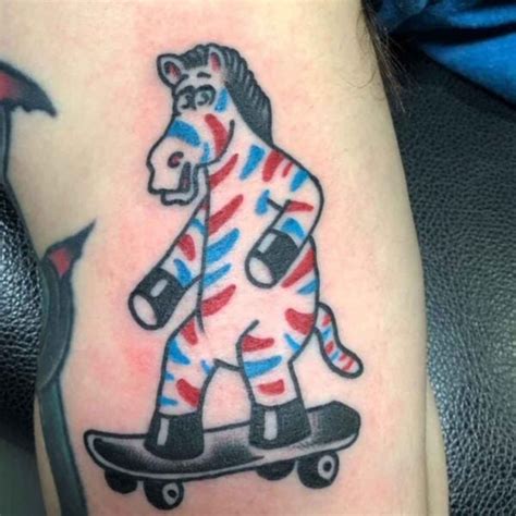 Fruity Zebra Bubble Gum Tattoo Ideas Tattoo Glee