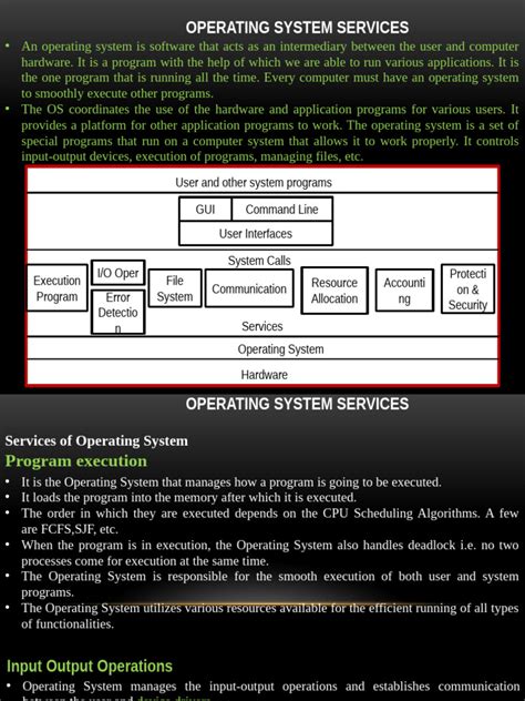 Unit 1 Operating System Services Pdf Operating System Programming