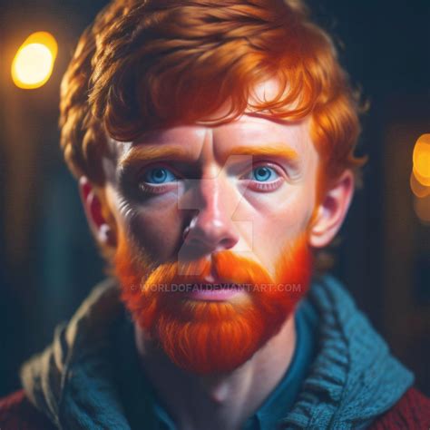 Hp Series Ron Weasley By Worldofai On Deviantart