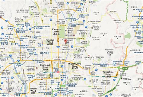 Kyoto Map Japan