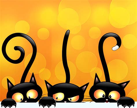 Download Halloween Cats Black Cats Royalty Free Stock Illustration Image Pixabay