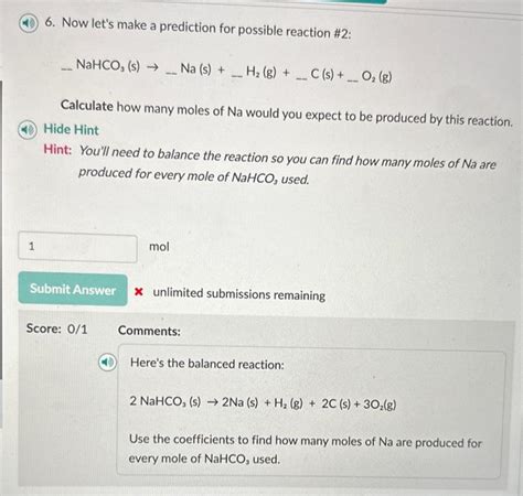 Solved Calculate How Many Moles Of Na Would You Expect To Be Chegg