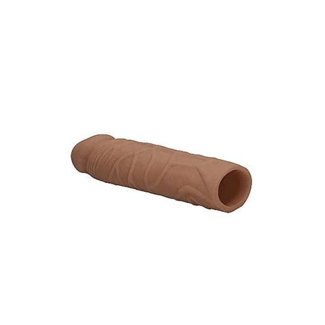 7 Realrock Penis Extension Sleeve In Tan Sextoys For Men Intimates