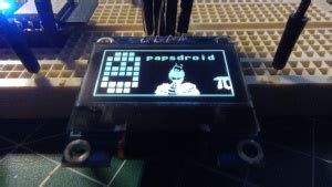 Écran OLED I C SSD papsdroid