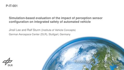 Pdf Simulation Based Evaluation Of The Impact Of Perception Sensor Configuration On Integrated