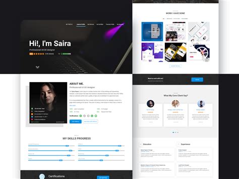 Profile Page Ui Design