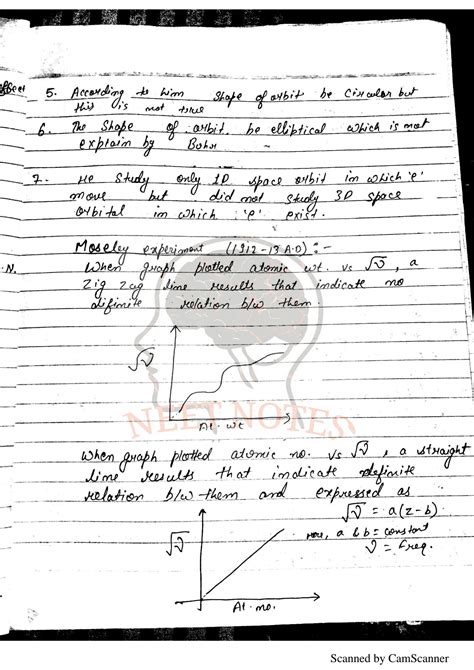 SOLUTION Structure Of Atom Class Notes Studypool