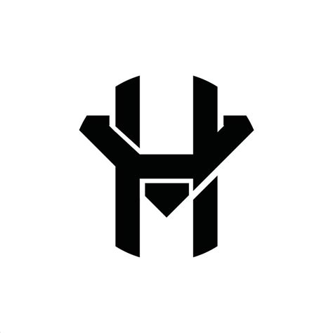 Hv Logo Monogram Design Template 16575975 Vector Art At Vecteezy