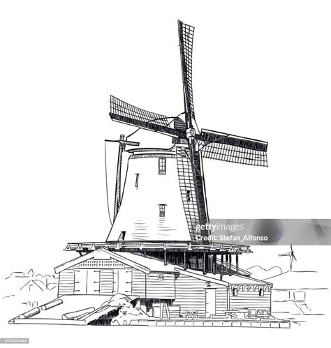 Dutch Windmill Sketch A Windmill In Solvang Urban Sketchers