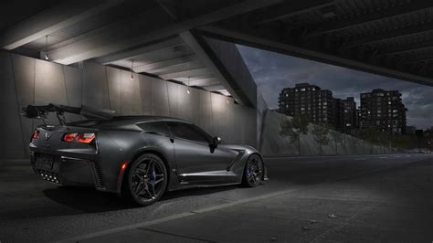 Chevrolet Corvette Zr1 Black Uhd 4k Wallpaper Pixelzcc