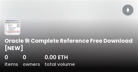 oracle 9i complete reference free download [new] collection opensea