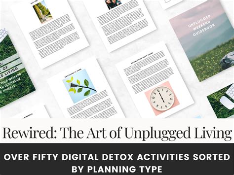 Printable Workbook Rewired The Art Of Unplugged Living Your Ultimate Guide To A Tech Free