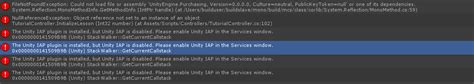 Unity IAP Plugin Is Installed But Unity IAP Is Disabled Error Questions Answers Unity