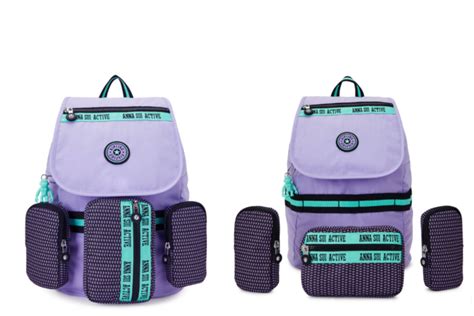 The Kipling X Anna Sui Active Collection Features Cute Sporty Bags