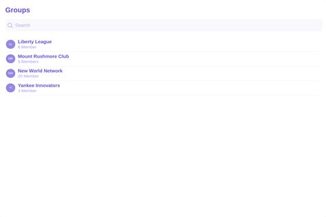 Groups Groups Components React Ui Kit Cometchat Docs
