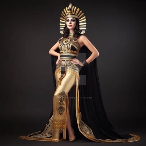 Dress In Style Of Cleopatra By Coolarts223 On Deviantart