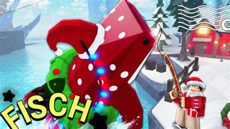 Roblox Fisch Fischmas Update Guide Glacial Ridge Winter Village Frost Moon And Codes