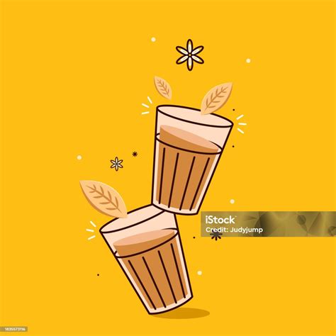 인도 뜨거운 음료 벡터입니다 인도 차이 아이콘입니다 차이는 인도 음료입니다 케 랄라 찻집 그림 벡터 Eps 인도 케 랄라 길가 케 랄라 찻집 선 그리기 케 랄라 오래된 0