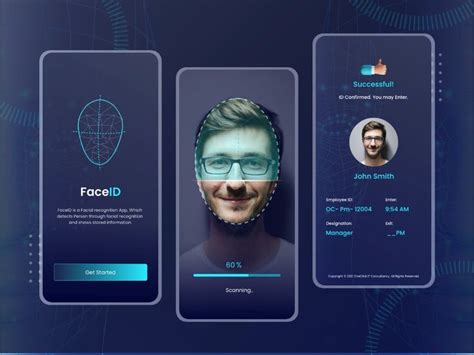 Face Scanning App Ui Scan App App Design Layout App Interface