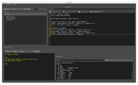Work In Progress New Maya Script Editor Rmaya