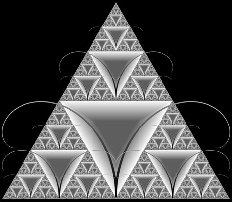 sierpinski triangle by bendazz on deviantart abstract art inspiration